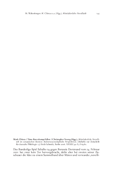 (PDF) Mark Chinca / Timo Reuenkamp-Felber / Christopher Young (Hgg ...