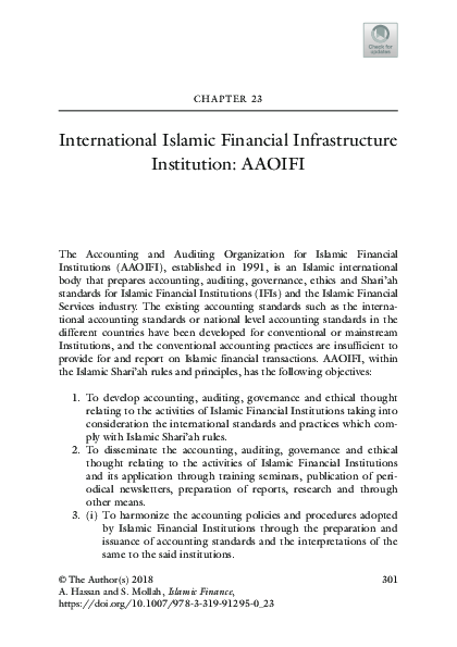 (PDF) International Islamic Financial Infrastructure Institution: IIRA