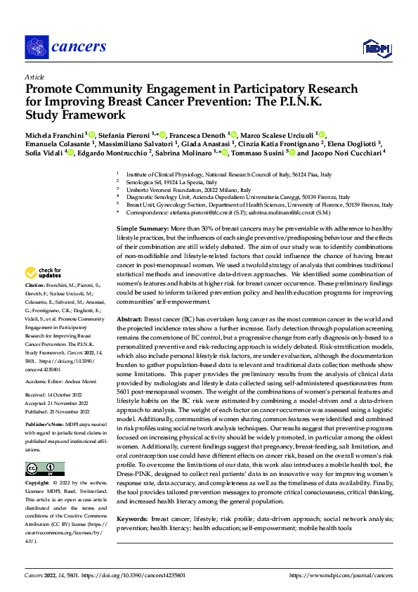 (PDF) Promote Community Engagement in Participatory Research for ...