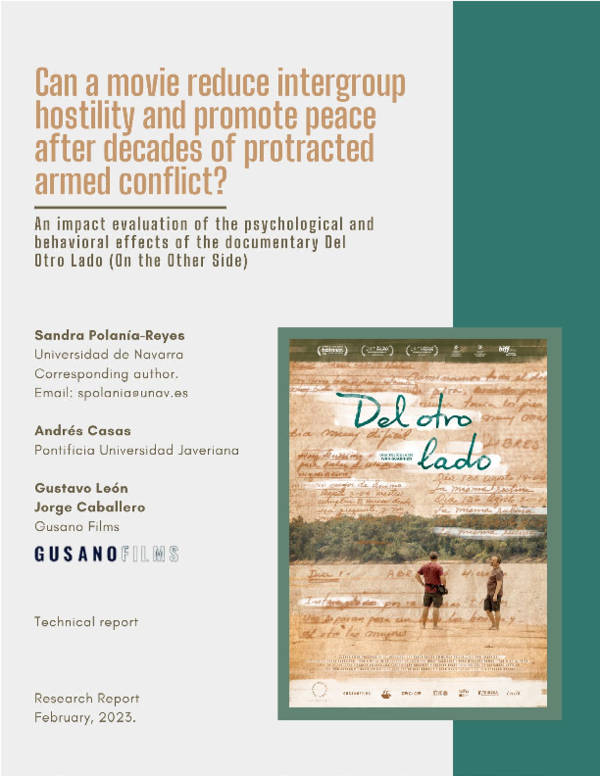 (PDF) Can a movie reduce intergroup hostility and promote peace after ...