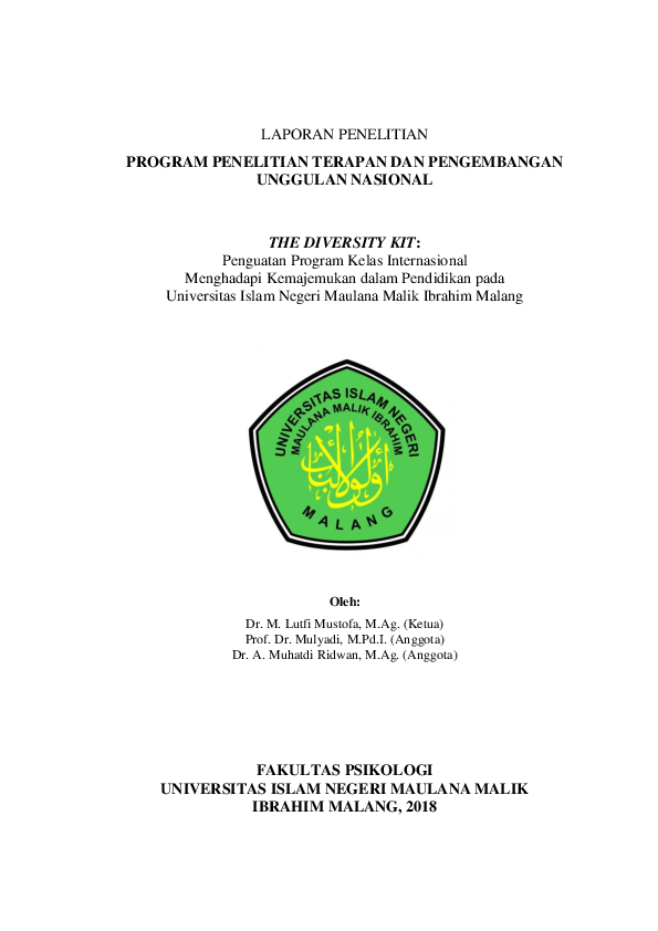 (PDF) The Diversity Kit: Penguatan program kelas internasional ...