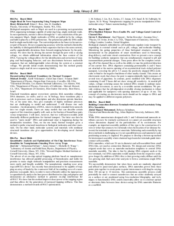 (PDF) Single-Read De Novo Sequencing Using Nanopore Mspa | Brian Ross - Academia.edu