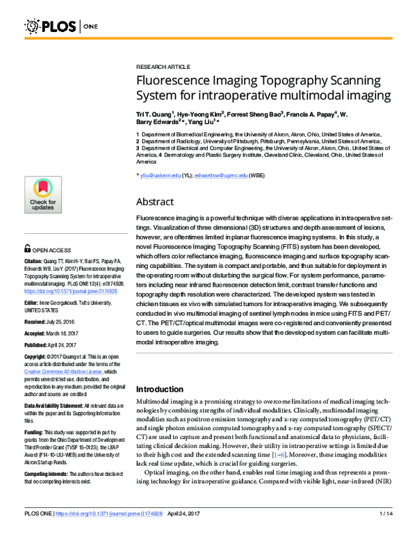 (PDF) Fluorescence Imaging Topography Scanning System for ...