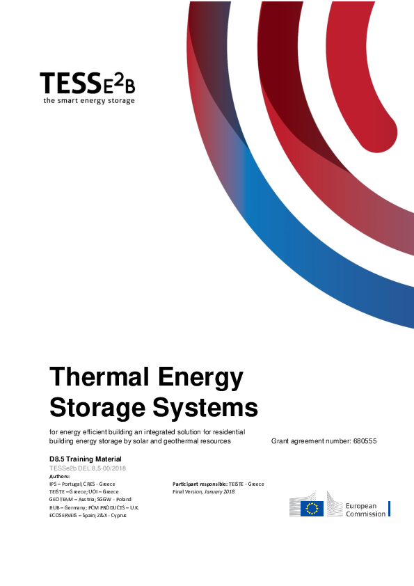 (PDF) Thermal Energy Storage Systems