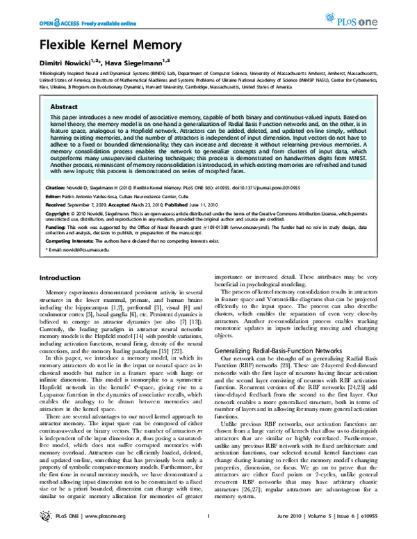 (PDF) Flexible Kernel Memory