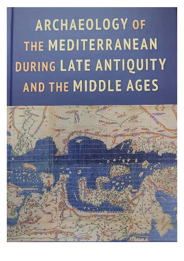(PDF) Archaeology of the Mediterranean during Late Antiquity and the ...