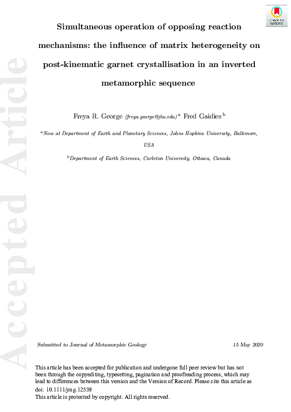 (PDF) Simultaneous operation of opposing reaction mechanisms: The ...