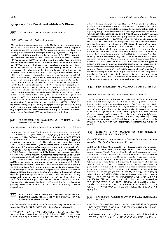 (PDF) Pathway of tau aggregation into Alzheimer paired helical filaments