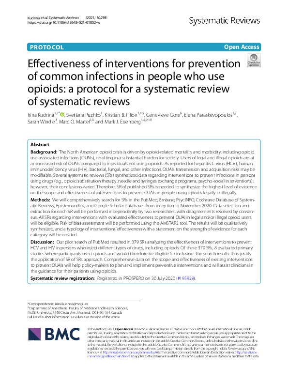 (PDF) Effectiveness of interventions for prevention of common ...