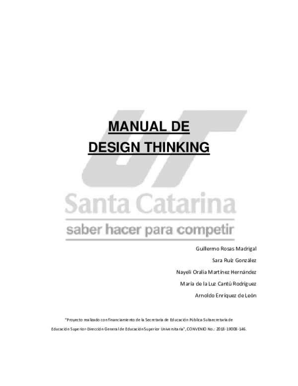 (PDF) Manual design thinking