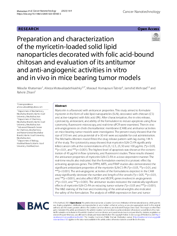 (PDF) Preparation and characterization of the myricetin-loaded solid ...