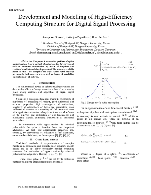 Pdf Development And Modelling Of High Efficiency Computing Structure