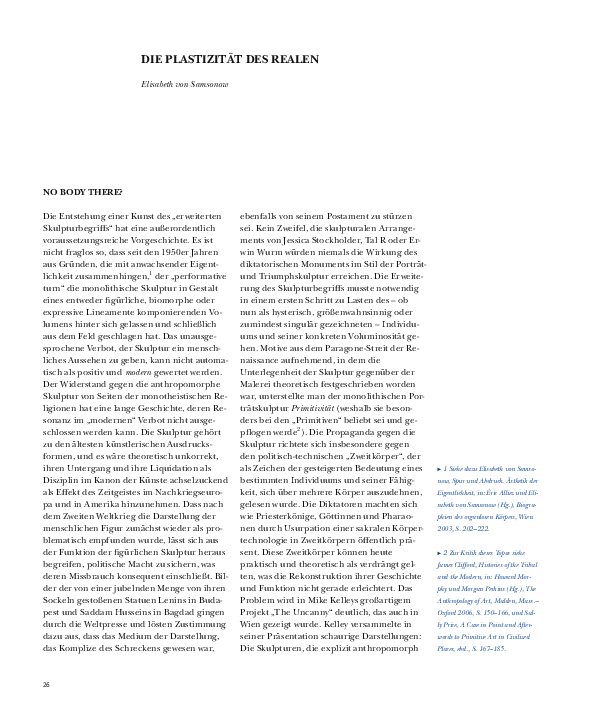 (PDF) Die Plastizität des Realen | Elisabeth von Samsonow - Academia.edu