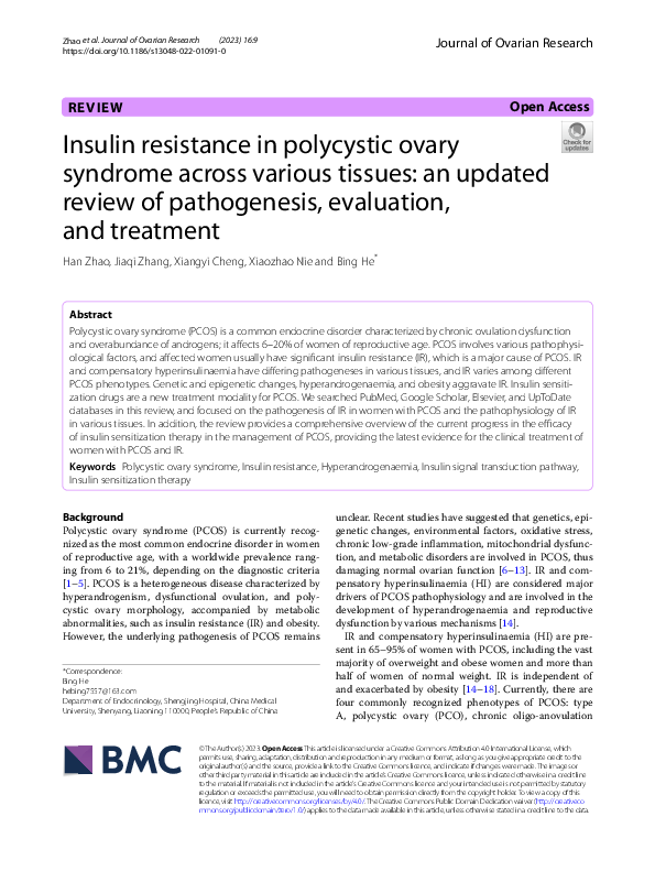 (PDF) Insulin Resistance in Polycystic Ovary Syndrome