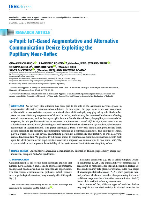 (PDF) e-Pupil: IoT-Based Augmentative and Alternative Communication ...