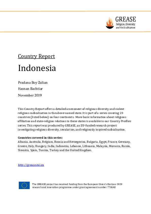 (PDF) Country report : Indonesia