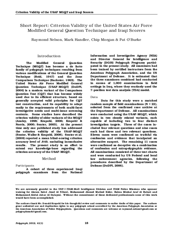 PDF Short Report Criterion Validity Of The United States Air Force pdf-short-report-criterion-validity-of-the-united-states-air-force