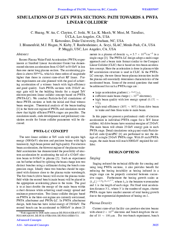 Pdf Enhancing Parallel Quasi Static Particle In Cell Simulations With A Pipelining Algorithm