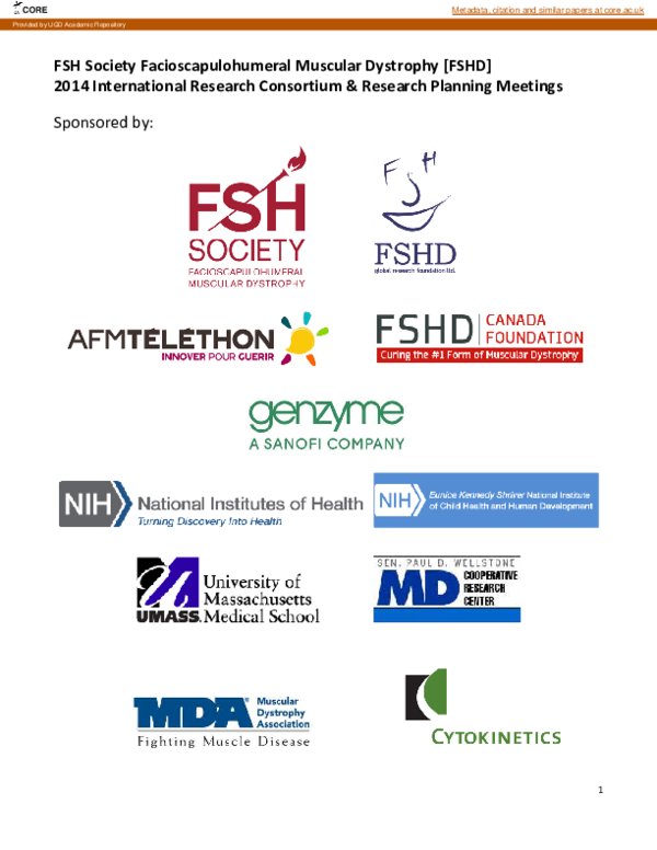 (PDF) A new mouse model for FSHD | Michael Kyba - Academia.edu