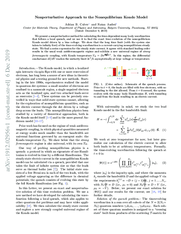 Nonperturbative Approach to the Nonequilibrium Kondo Model