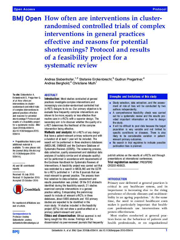 (PDF) How often are interventions in cluster-randomised controlled trials of complex ...