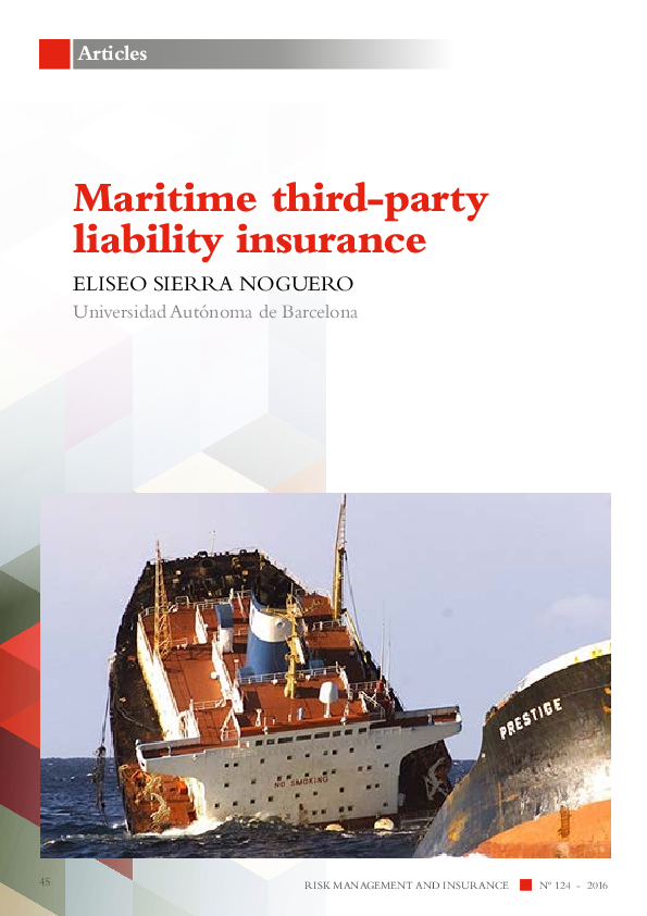 (PDF) Maritime third-party liability insurance