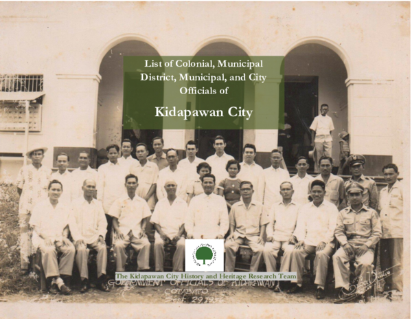 (PDF) List of Kidapawan Officials