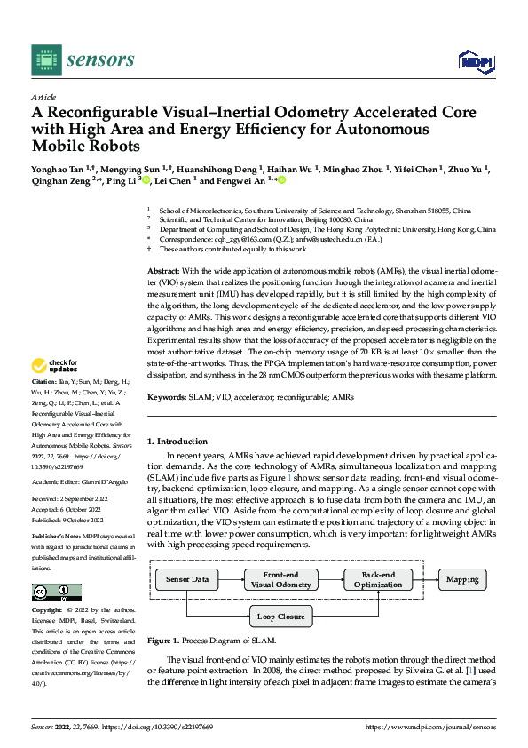 (PDF) A Reconfigurable Visual–Inertial Odometry Accelerated Core with High Area and Energy ...