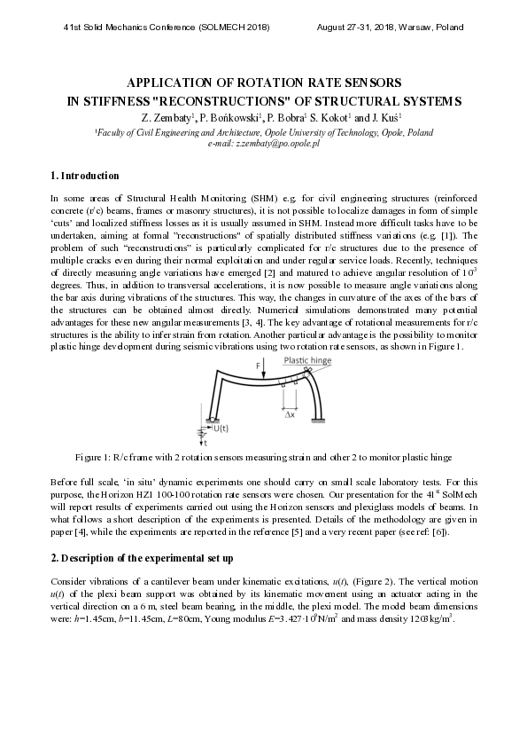 (PDF) Rotation Rate Sensors for Structural Stiffness Reconstruction
