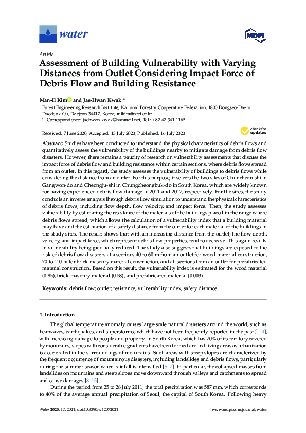 (PDF) Assessment of Building Vulnerability with Varying Distances from ...