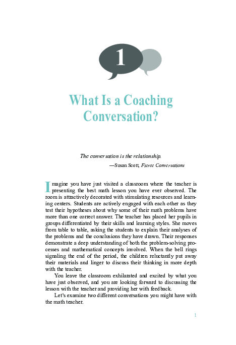 (PDF) The coaching conversation