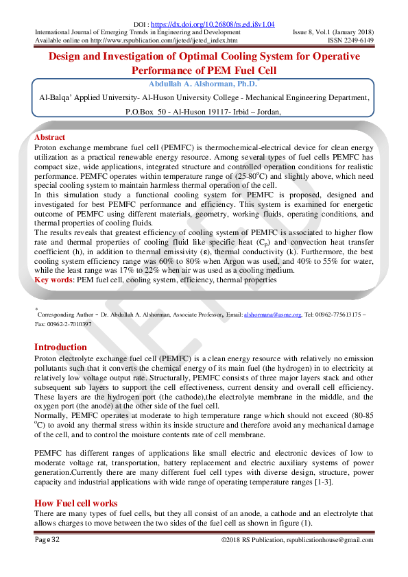 (PDF) Design and Investigation of Optimal Cooling System for Operative ...