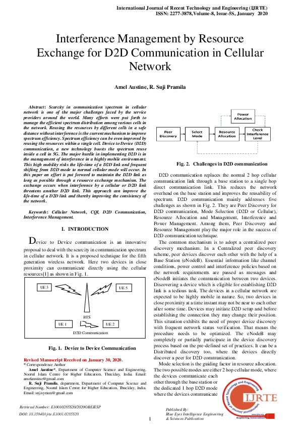 (PDF) Interference Management by Resource Exchange for D2D ...