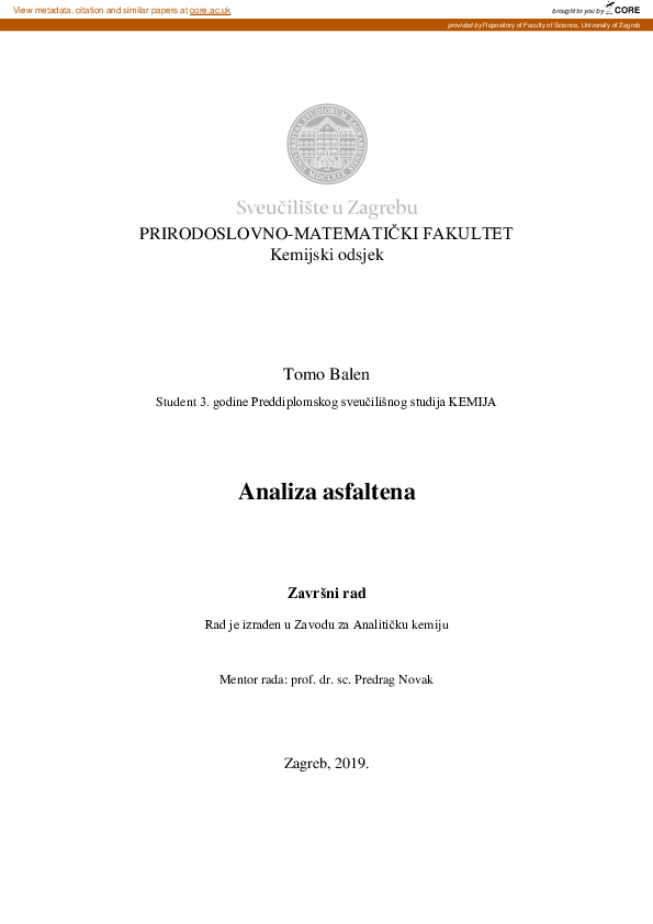 (PDF) Analiza asfaltena