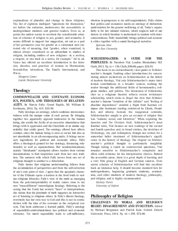 (PDF) Alternative Concepts of God Edited by AndreiBuckareff and ...