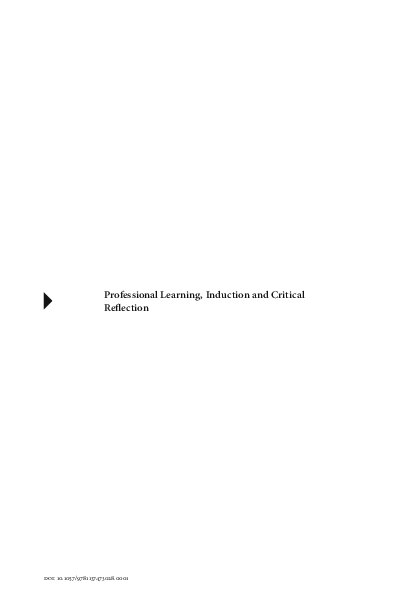 (PDF) Professional Learning, Induction and Critical Reflection