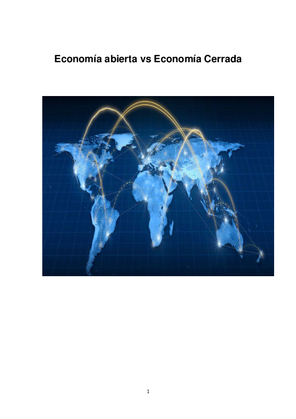 (PDF) Conceptos básicos economía abierta y economía cerrada