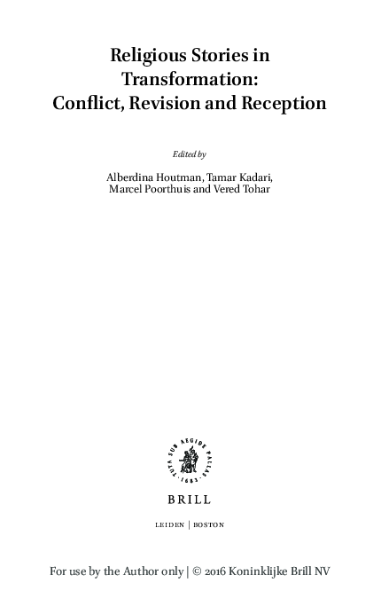 (PDF) Bound in Righteousness: Variances and Versions of the Aqedah ...