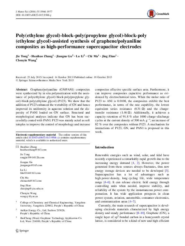 (PDF) Poly(ethylene glycol)-block-poly(propylene glycol)-block-poly(ethylene glycol)-assisted ...