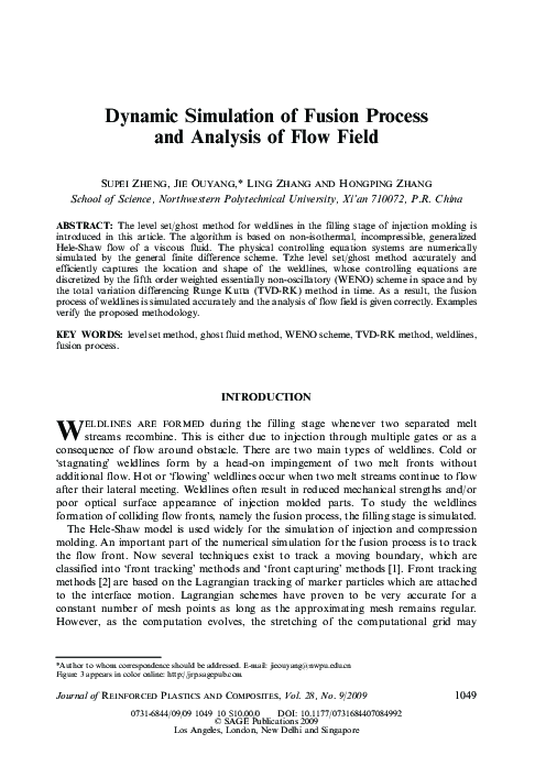 (PDF) Dynamic Simulation of Fusion Process and Analysis of Flow Field
