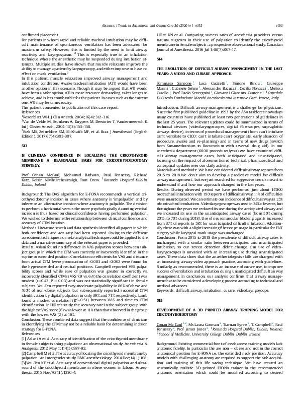 (PDF) Development of a 3D Printed Airway Training Model for ...