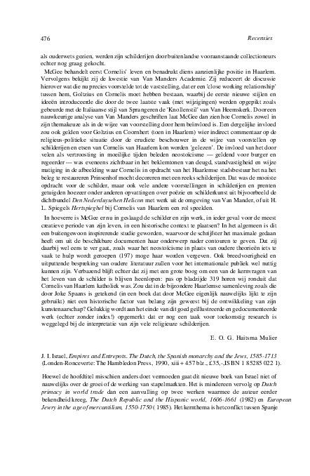 (PDF) J.I. Israel, Empires and entrepots. The Dutch, the Spanish ...