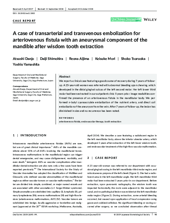 (PDF) A case of transarterial and transvenous embolization for ...
