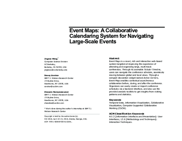 (PDF) Event maps