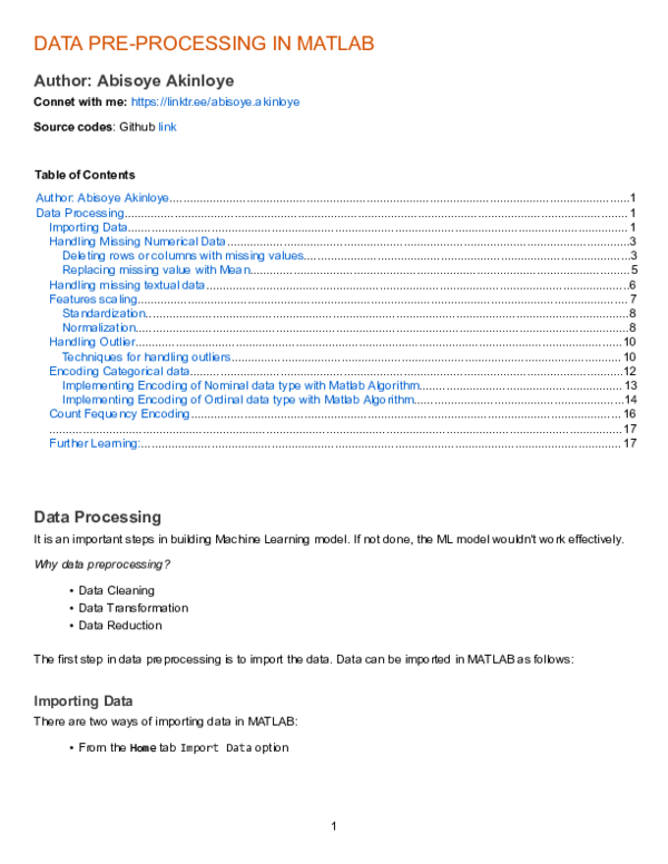 (PDF) DATA PRE-PROCESSING IN MATLAB