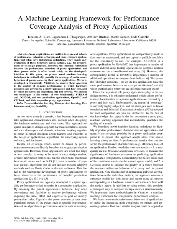 (PDF) A machine learning framework for performance coverage analysis of ...
