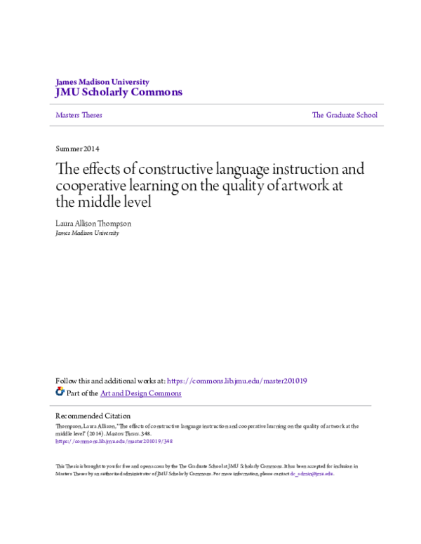 (PDF) The effects of constructive language instruction and cooperative learning on the quality ...