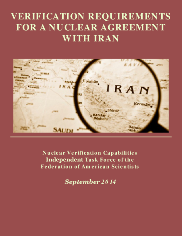 (PDF) Verification Requirements for a Nuclear Agreement with Iran