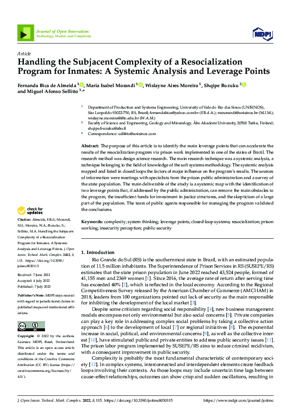 (PDF) Handling the Subjacent Complexity of a Resocialization Program ...