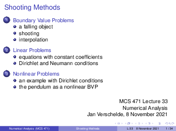 (PDF) Shooting methods